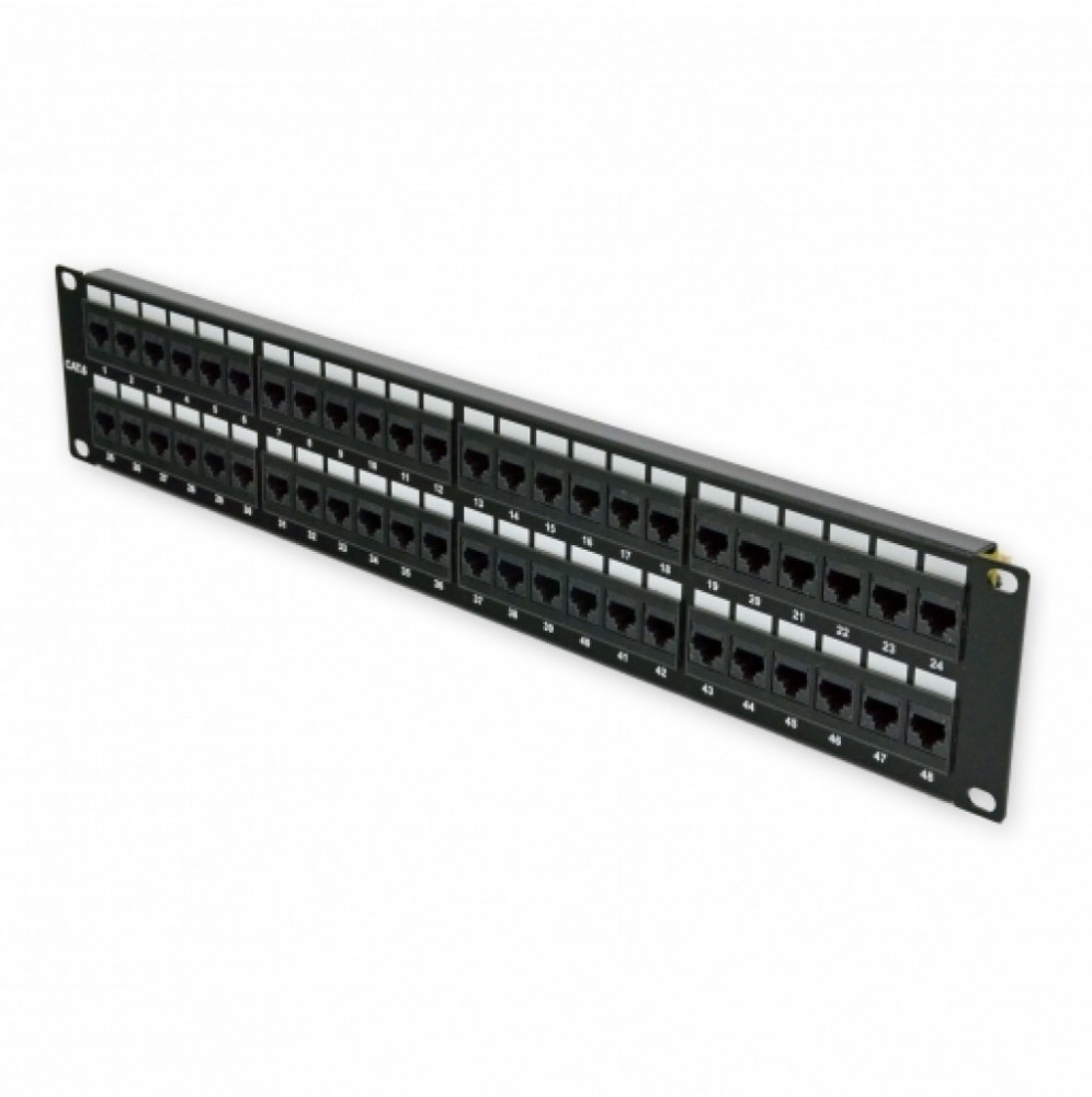 Купить Патч-панель CMS 19" 48xRJ-45 UTP, кат. 6, 2U CMS в Киеве ...